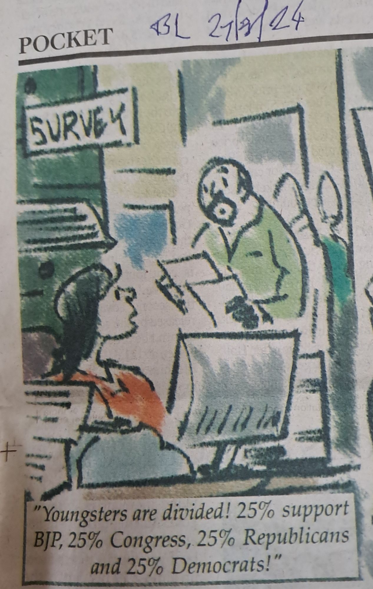 Case of youngsters having too short a time to even think 😀 ...
